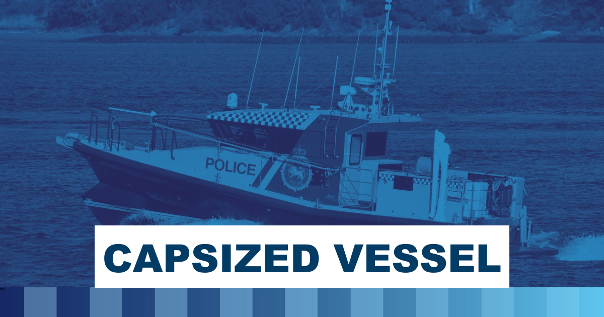 Six people safe after vessel capsizes at Cape Direction - Tasmania Police