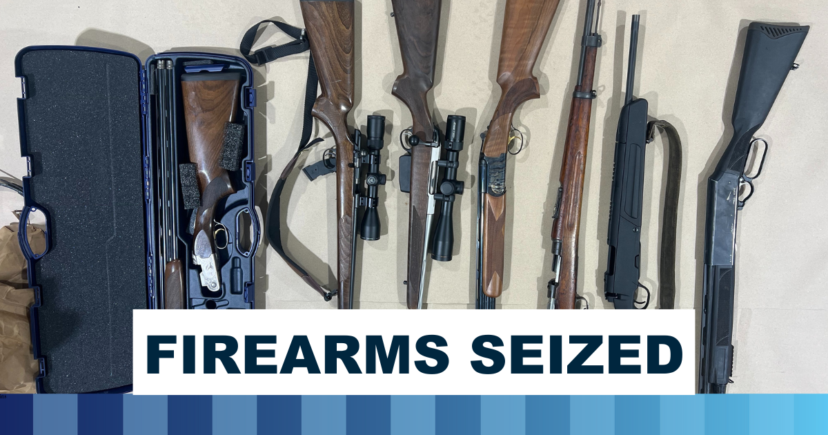 Police target illegal weapons: Five charged, 33 firearms seized ...