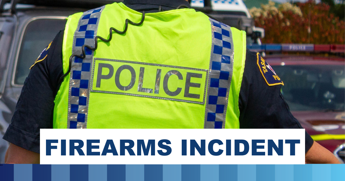 Firearms incident in Herdsmans Cove - Tasmania Police