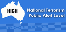 National Terrorism Public Alert Level - Tasmania Police