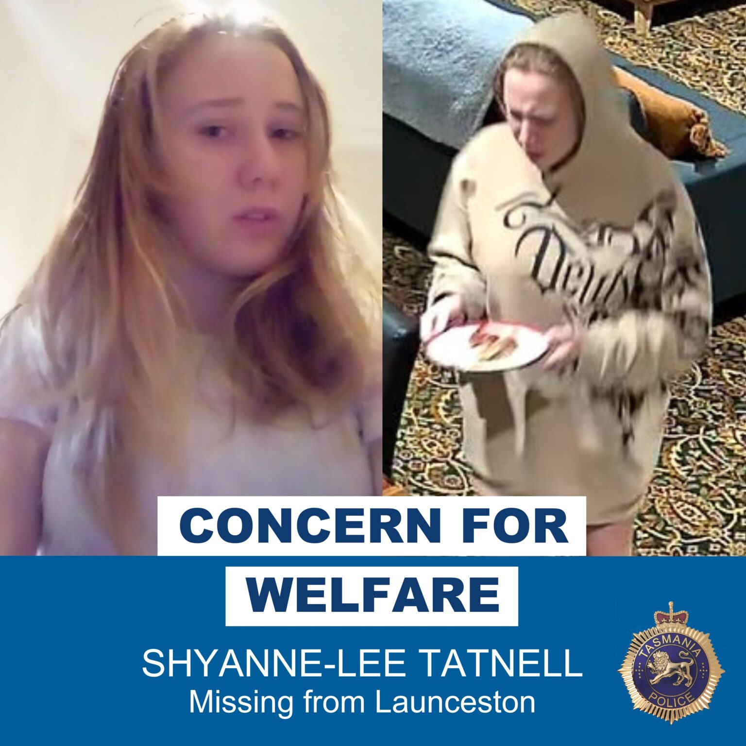 Police renewing request for public information to help locate missing Launceston teenager ...