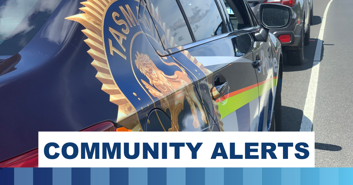 Community Alerts - Tasmania Police